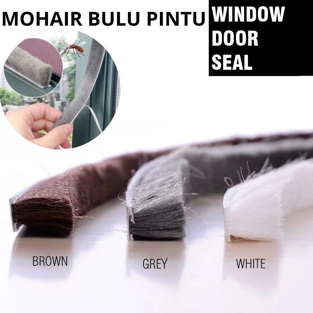 10 Meters Mohair Fur Door Gap Cover Window Door Damper Window Door Seal ...