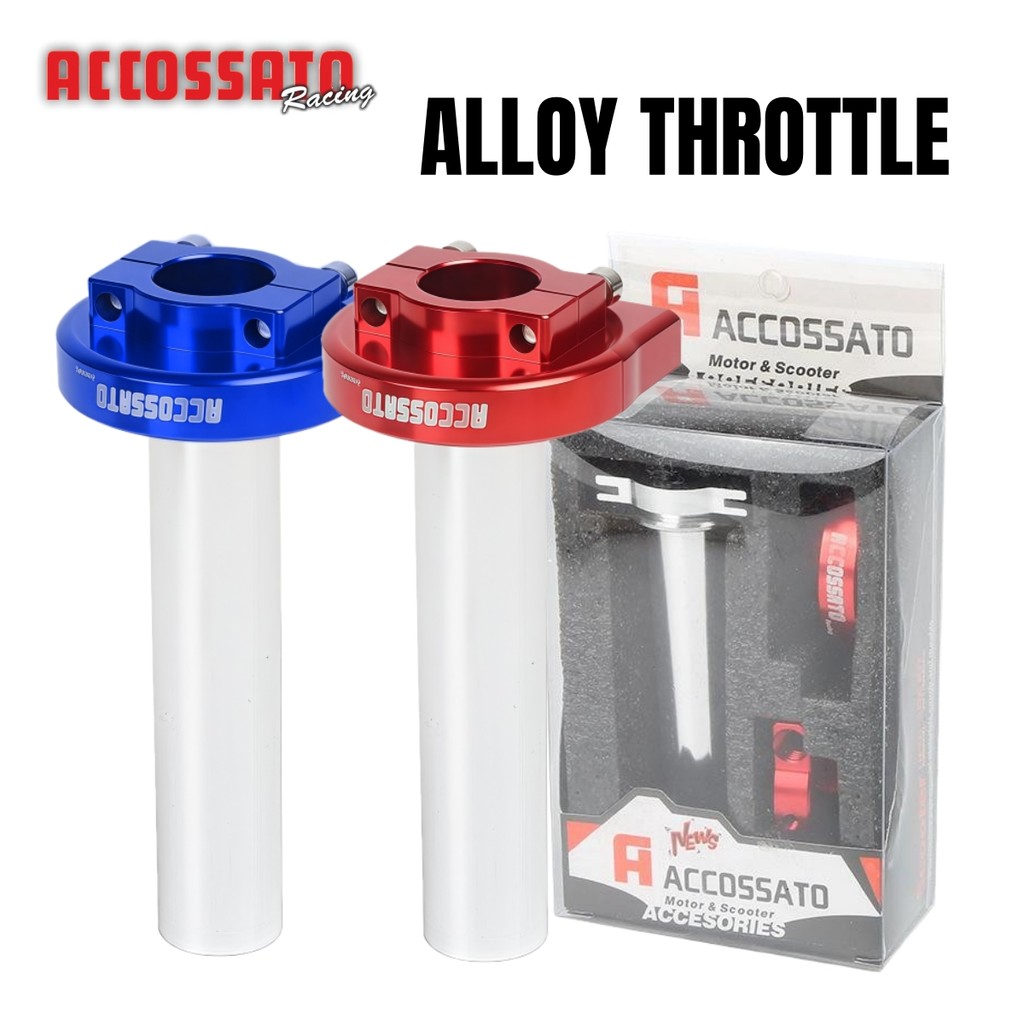 ACCOSSATO PREMIUM COPY ANTI THEFT SINGLE QUICK ALLOY THROTTLE UNIVERSAL ...