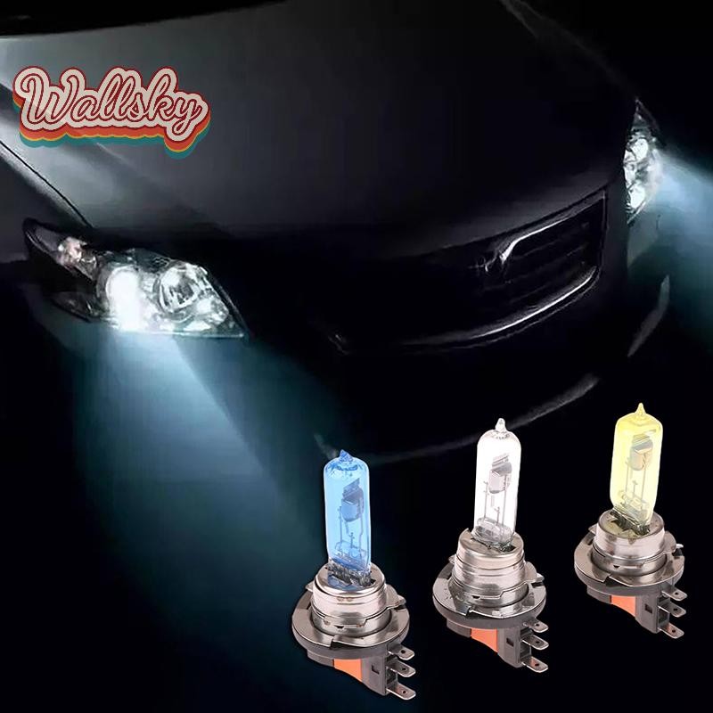Wallsky> 12V 55w H15 Halogen Bulb 6000k Super Bright White 5500-6000K Lamp Car Light Source ...