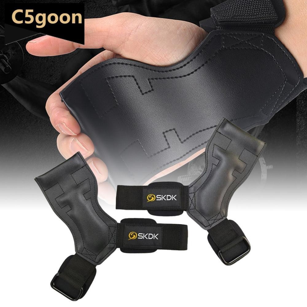 C5GOON 1Pair Fitness Hand Protector Thickened Wrist Pads Anti-Slip Wear ...