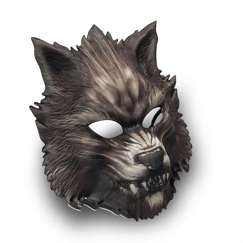 EVA Simulation Animal Wolf Head Mask Werewolf Dog Halloween cos Party ...