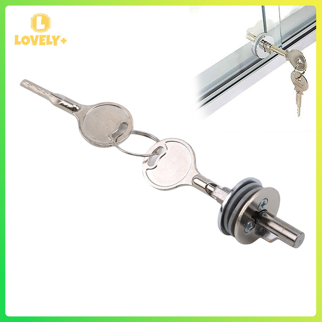 Zinc Alloy Sliding Glass Lock Cabinet Glass Glass Door Lock Glass ...