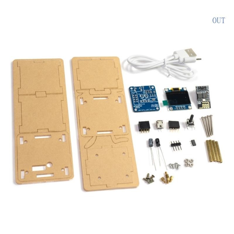 OUT WiFi Clock Module OLED Display DIY Time Date Temperature Humidity ...