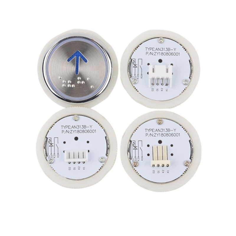 Pull-up elevator button AN313B-Y round button full package half package ...