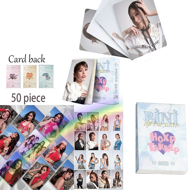 BINI Photocard 50pcs LOMO Card Sticker Photo Card 30/55/60 Pcs Postcard ...