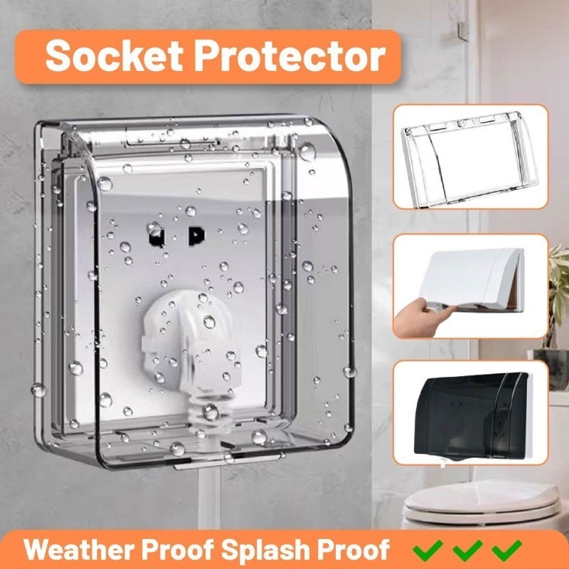 86 Type Socket Protector Electric Plug Cover Splash Box Weather Proof ...