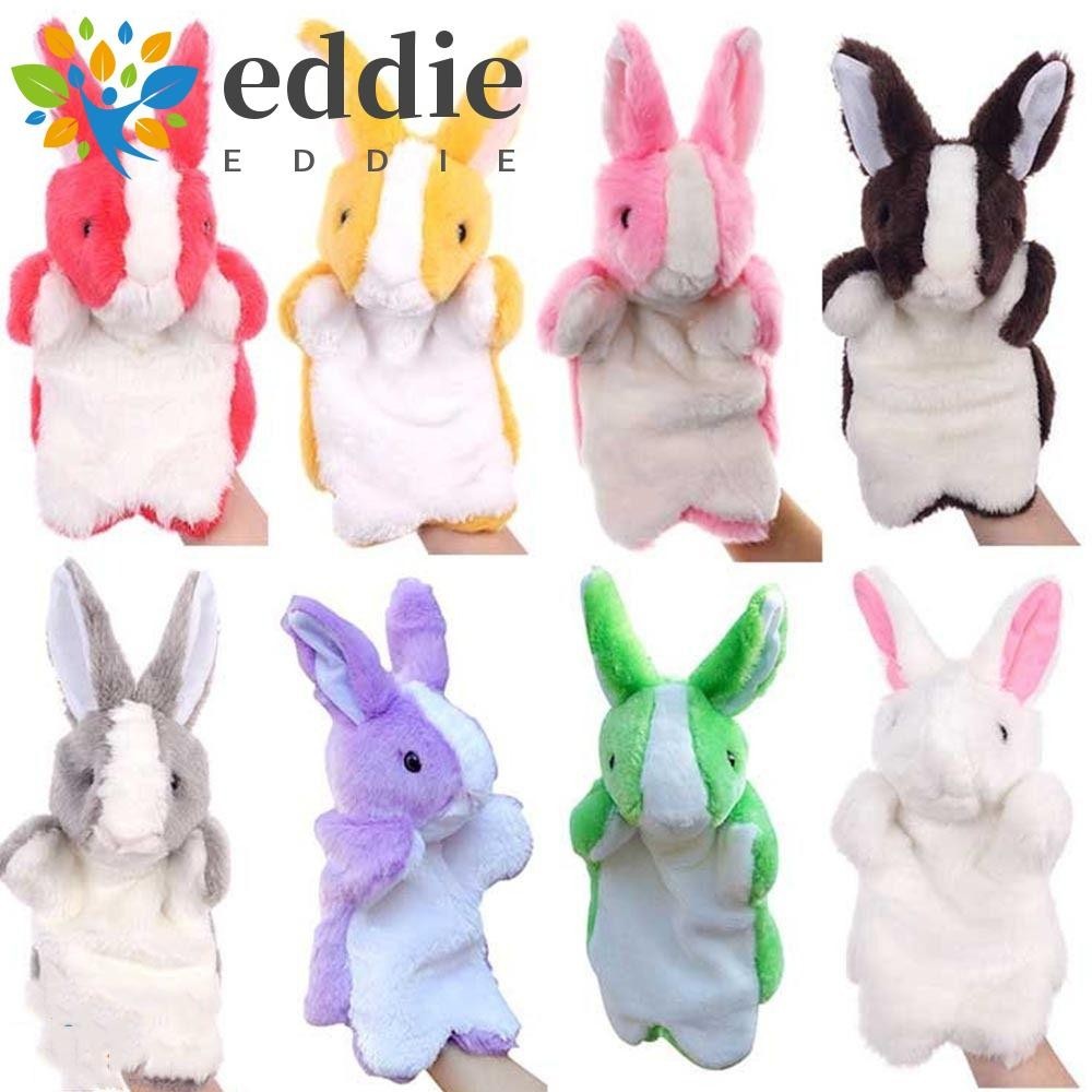26EDIE Bunny Hand Puppet, Plush Rabbit Stuffed Animal, Learning Toys ...