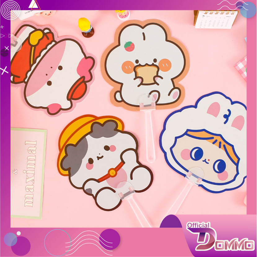 Dommo - 6300 Cute Cartoon Hand Fan/Aesthetic Hand Fan | Shopee Philippines
