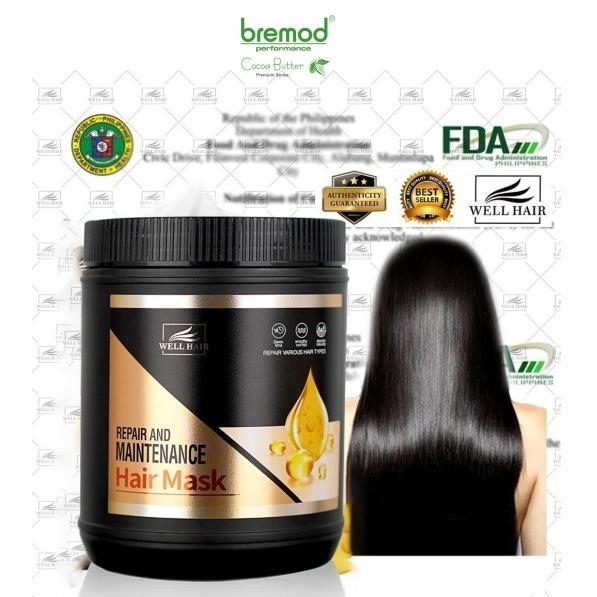 WELL HAIR Hair Mask Treatment Care Maintenance Moisturize Repair Damage ...