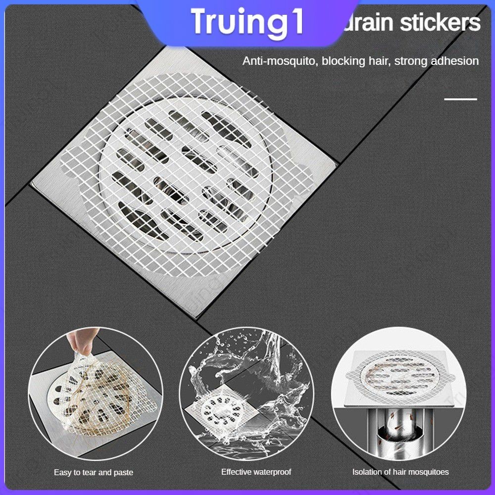 Floor Drain Sticker Filter Non-sticky Deodorant Stickers Self-adhesive ...