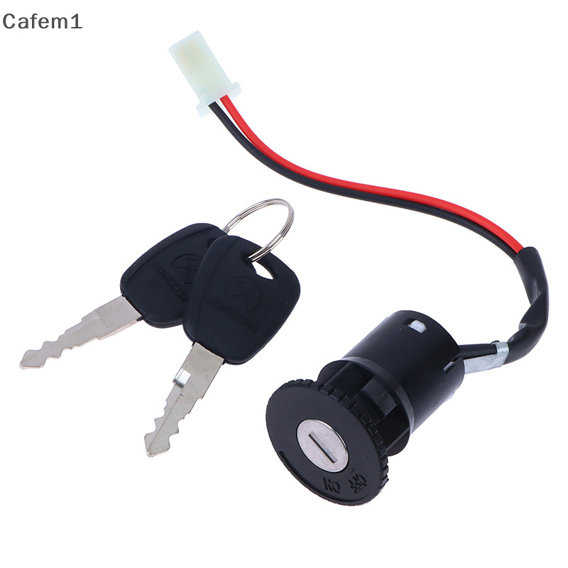 Cfph 1Set 2 Wires Ignition Switch with 2 Keys On-Off Lock for ...
