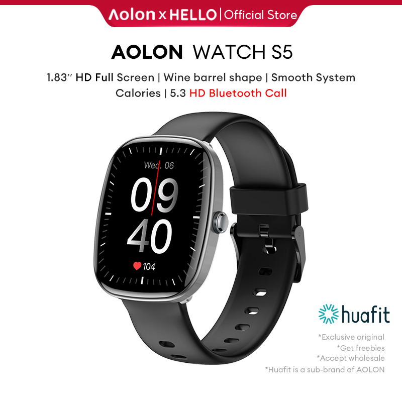 Aolon S5 Smart Watch 40mm HD Bluetooth Call Health Monitoring DIY ...