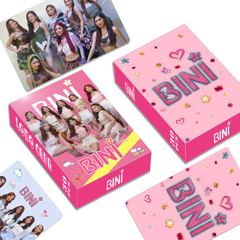 30-96pcs BINI Photocards Biniverse CHERRY ON TOP Laser Hologram Lomo ...