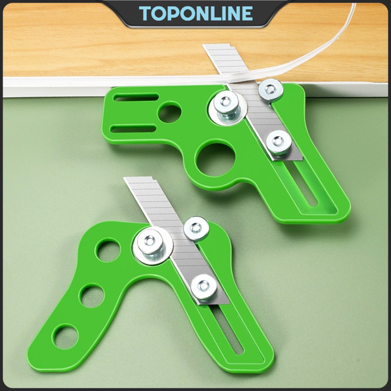 2Pcs Set Edge Banding Trimmer Woodworking Veneer Edge Trimming Knife ...