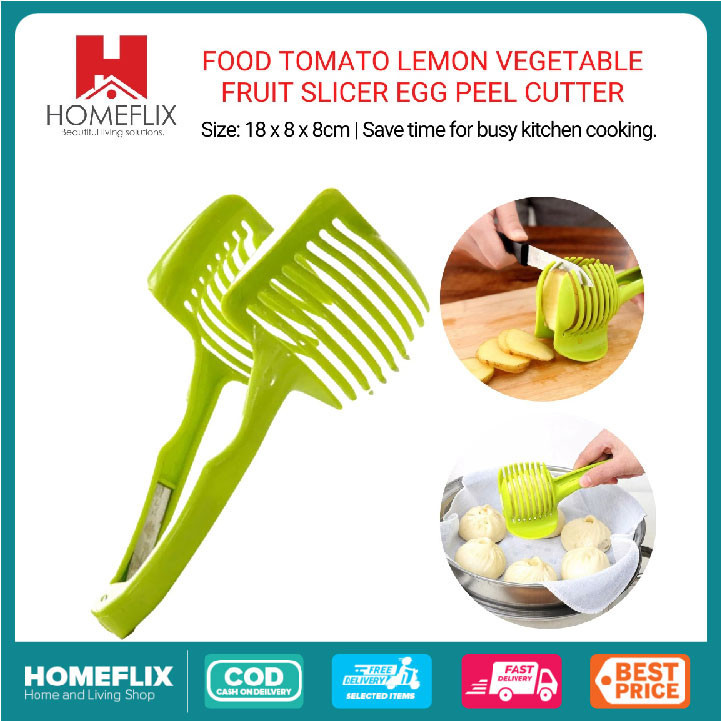 Homeflix Food Tomato Lemon Vegetable Fruit Slicer Egg Peel Cutter ...