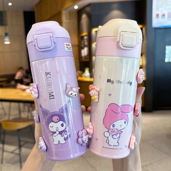 kuromi water bottle for kids kuromi tumbler hot and cold kuromi tumbler Sanrio Children's ...