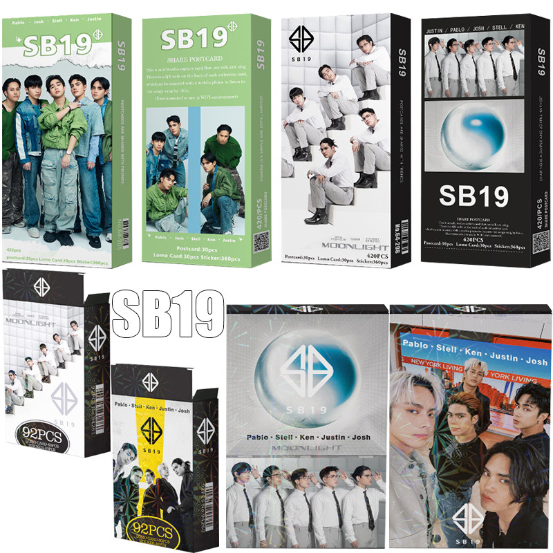 92PCS Lomo Card SB19 Photocard Holographic Card Pablo Josh New album ...
