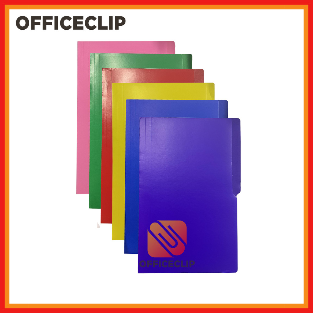 OfficeClip Colored Folder (Paperboard) | Shopee Philippines
