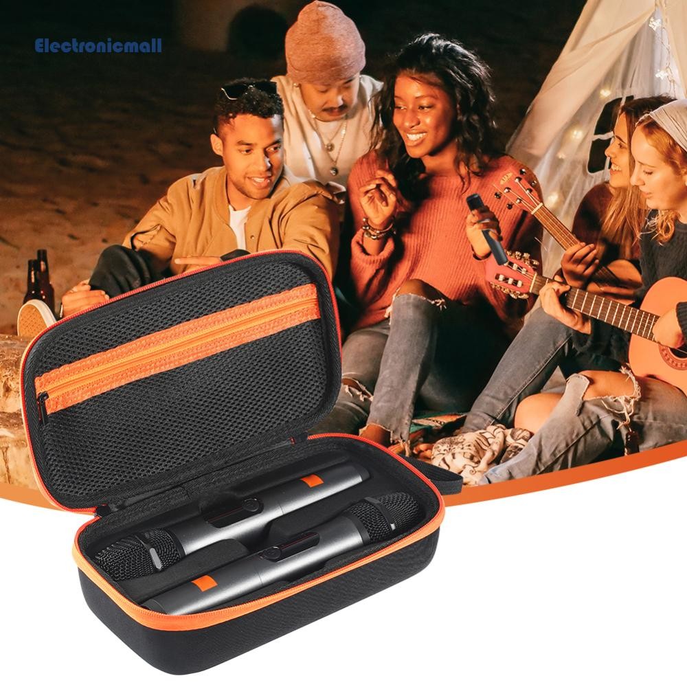 Portable Eva Wireless Microphone Storage Bag Waterproof Mic Travel Bag ...