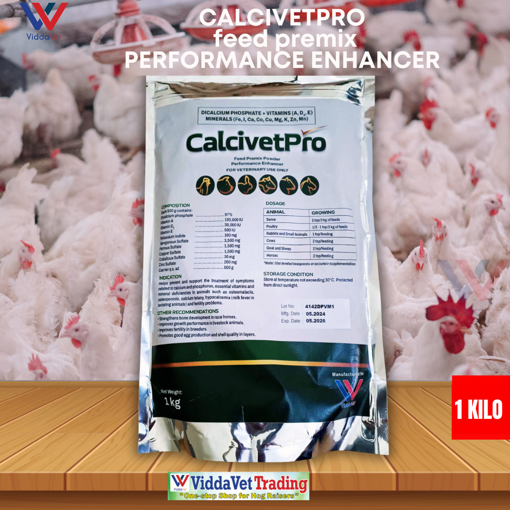 1 kg CAlcivet feed premix powder Calcium+Mineral+vitamins for pigs ...