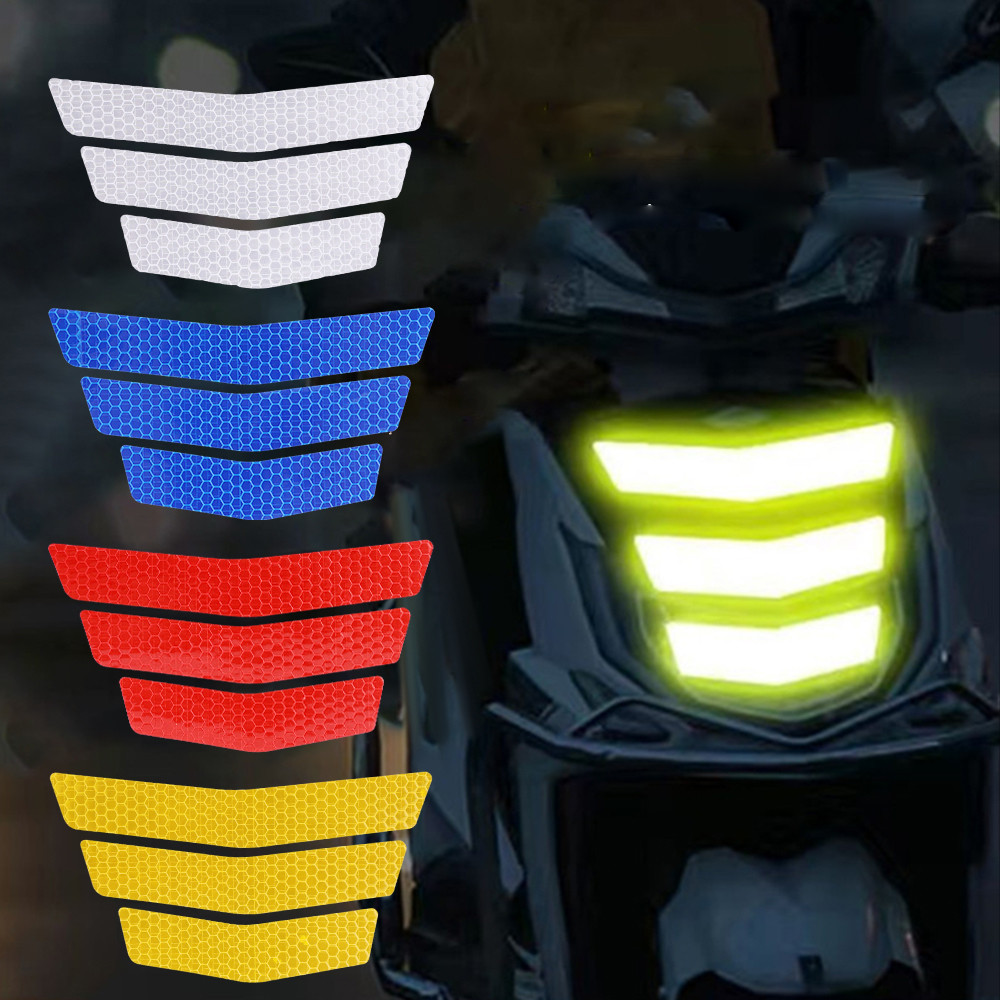 Motorcycle Mudguard Reflective Sticker - Night Safety Warning Strips ...