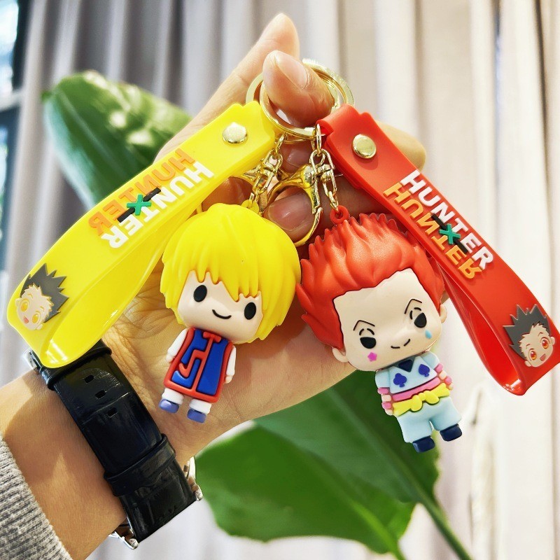 Hunter X Hunter Killua Zoldyck Kurapika Anime Pendant Figure Keychain ...