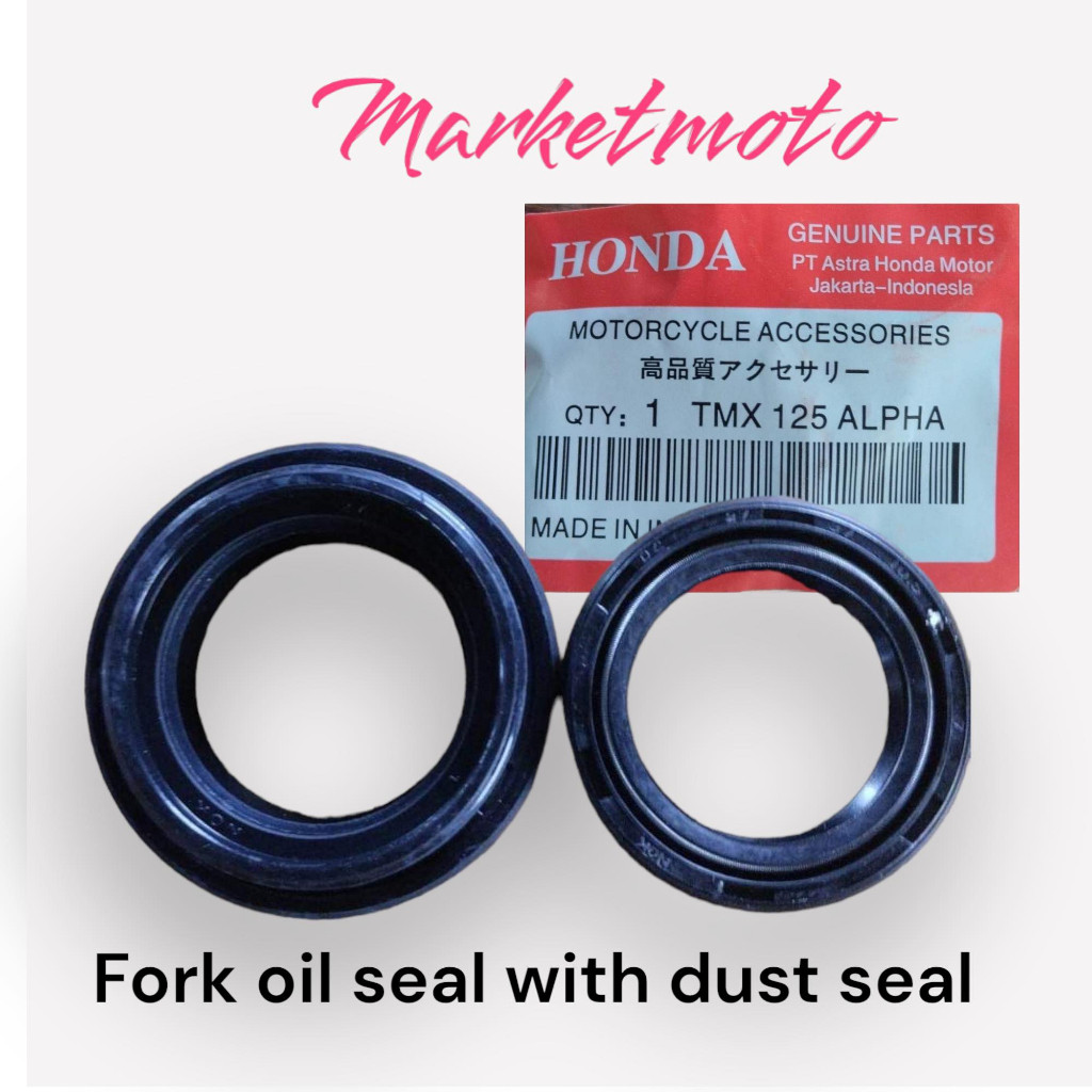 SDM TMX ALPHA FORK OIL SEAL with dust seal SOLD PER PC | Shopee Philippines