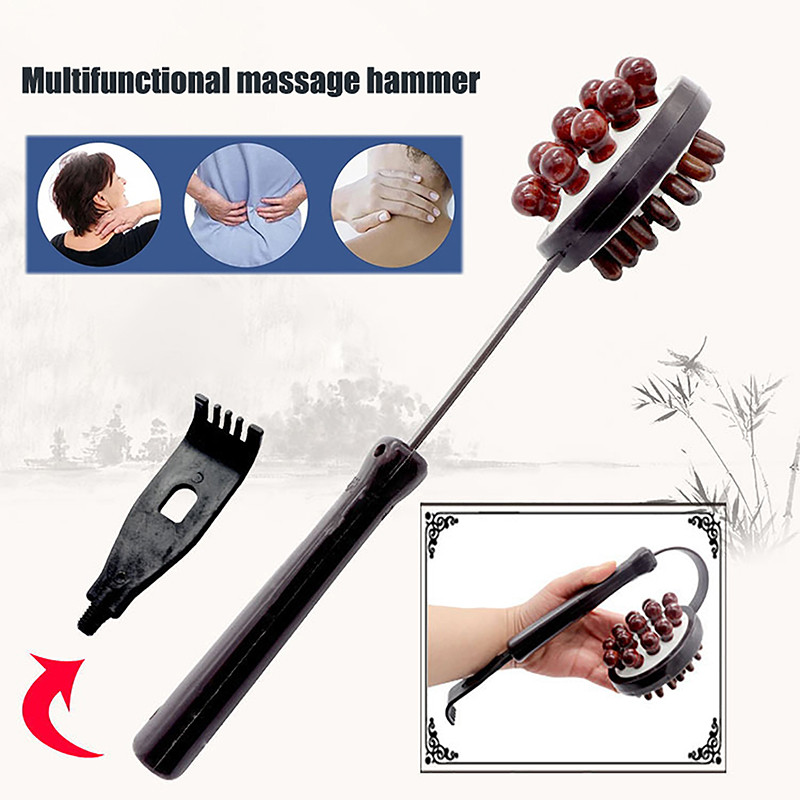 IGO Handheld Massage Hammer Meridians Back Knock Massage Hammer Back ...