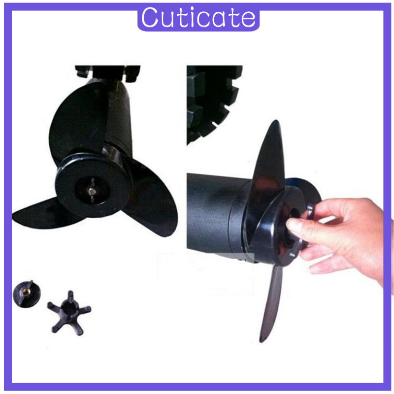 [CUTICATE] 3-Blade Kayak Canoe Propeller Fishing Electric Motor ...