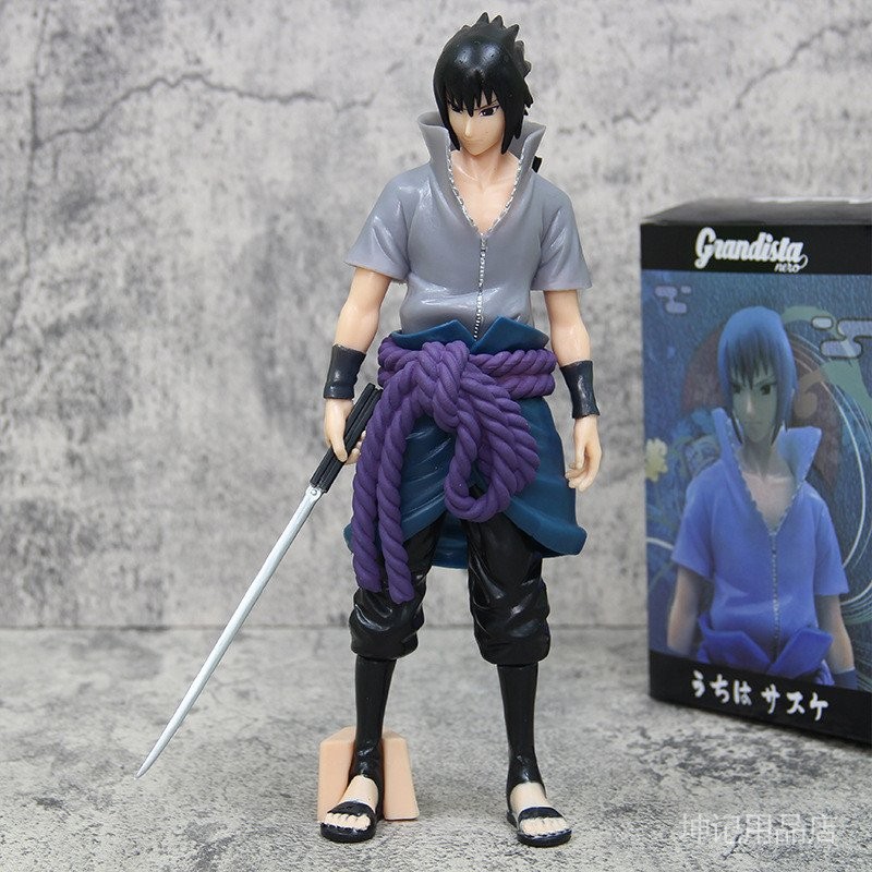 Naruto Series Hand-Made Adult Sasuke Sasuke Uchiha Grass Sword Standing ...