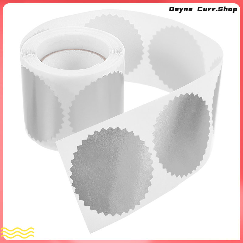 Certificate Medals Stickers Graduation Diploma Award Silver Embosser ...