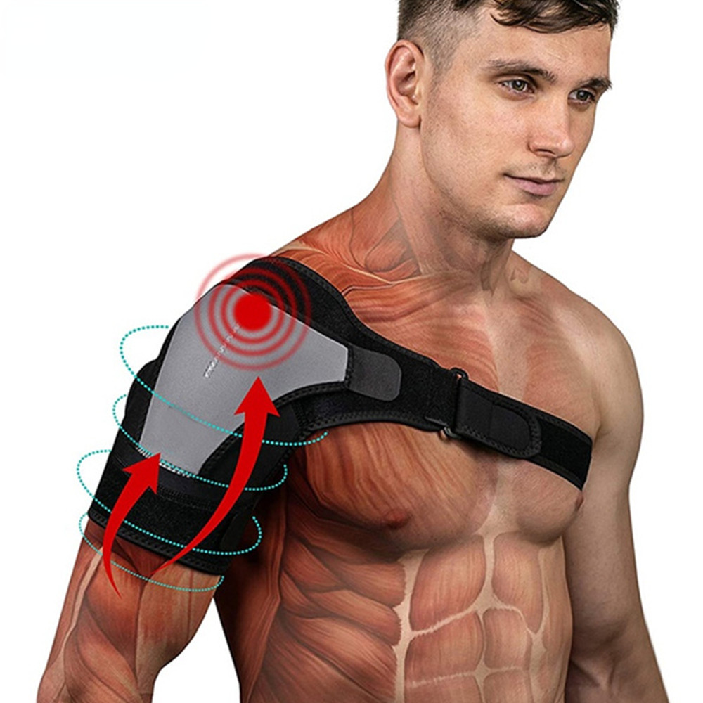 Adjustable Left/Right Shoulder Support Bandage Protector Brace Joint ...