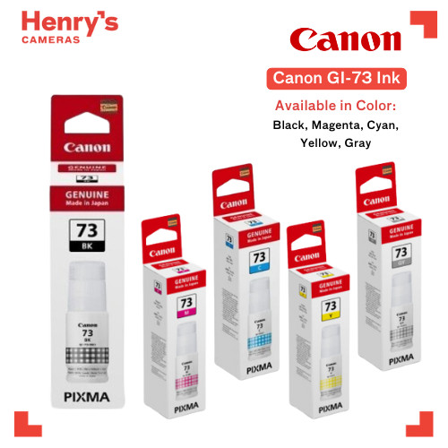 Canon GI-73 Inks Bottles for G570/G670 AUTHENTIC Available in 6 Colors | Shopee Philippines