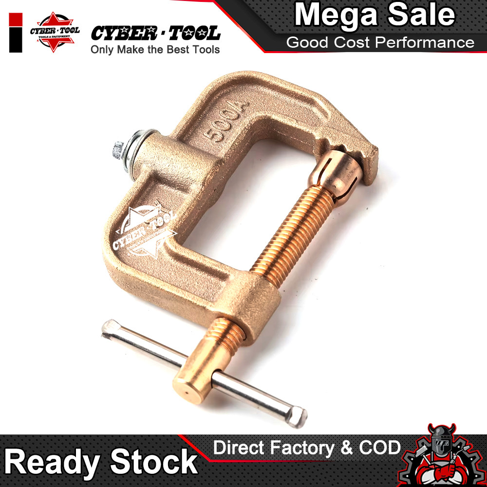 Heavy Duty Solid Brass Welding Ground Clamp C Type 300A/500A/800A ...