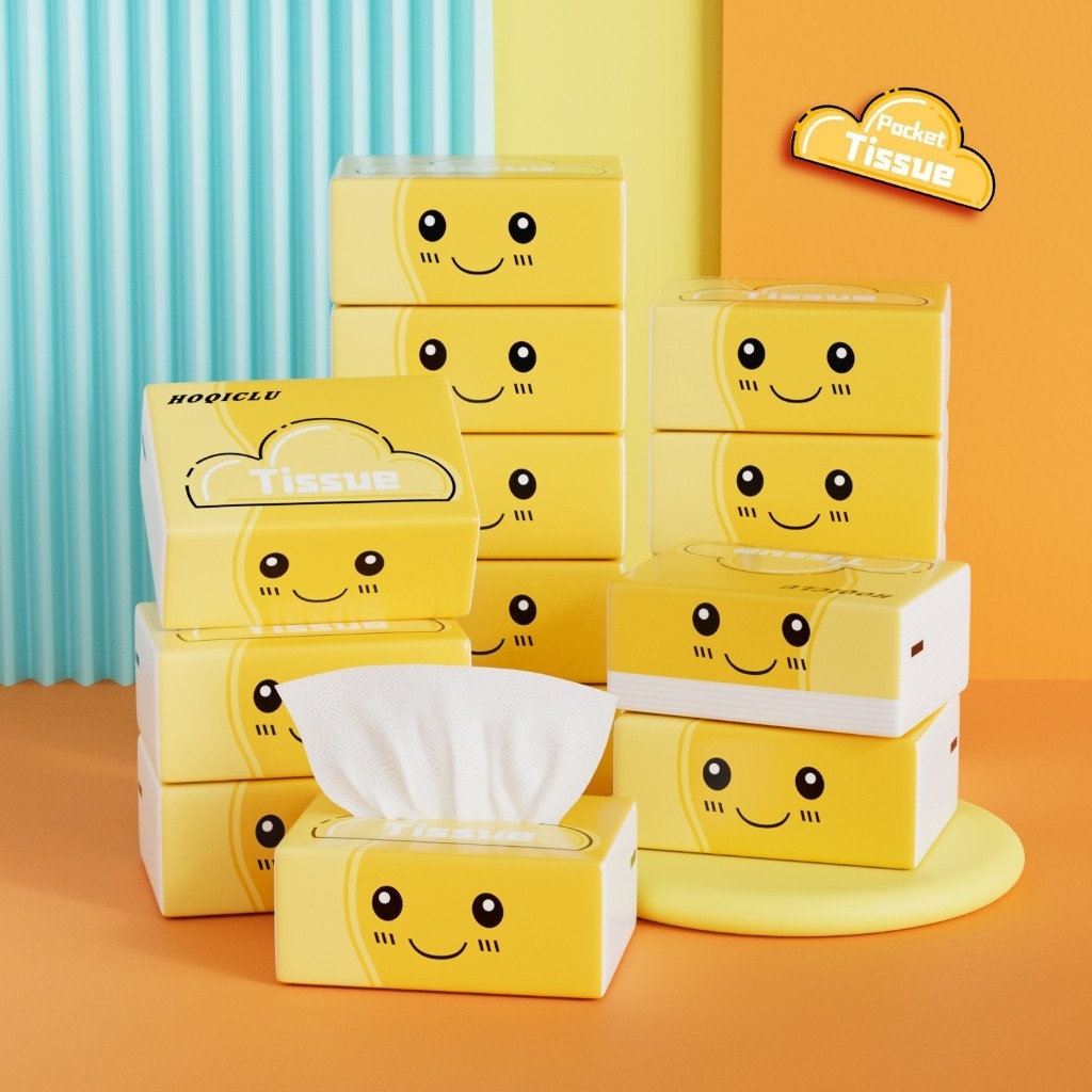 (4-ply x 10 pack) Cleansing Facial Tissue Disposable Facial Tissue ...