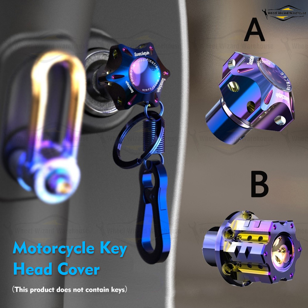 Universal Motorcycles Key Hexagon Key Bit Tip Burnt Titanium Key Head ...