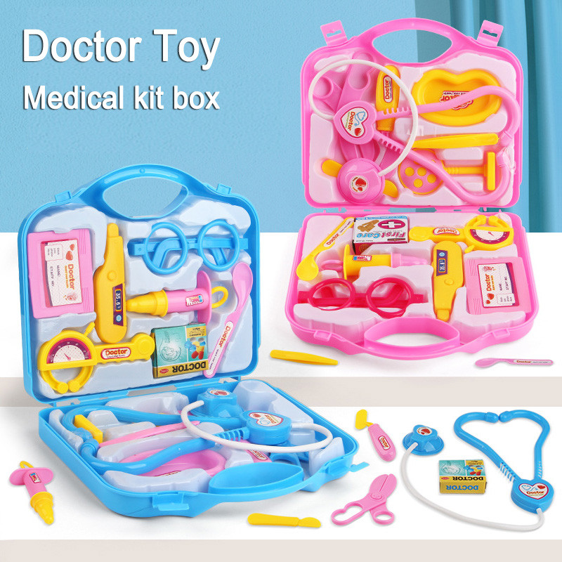 Doctor Toy Set Dentist Kit Medical Box Doctor Play House Doctor Toys ...