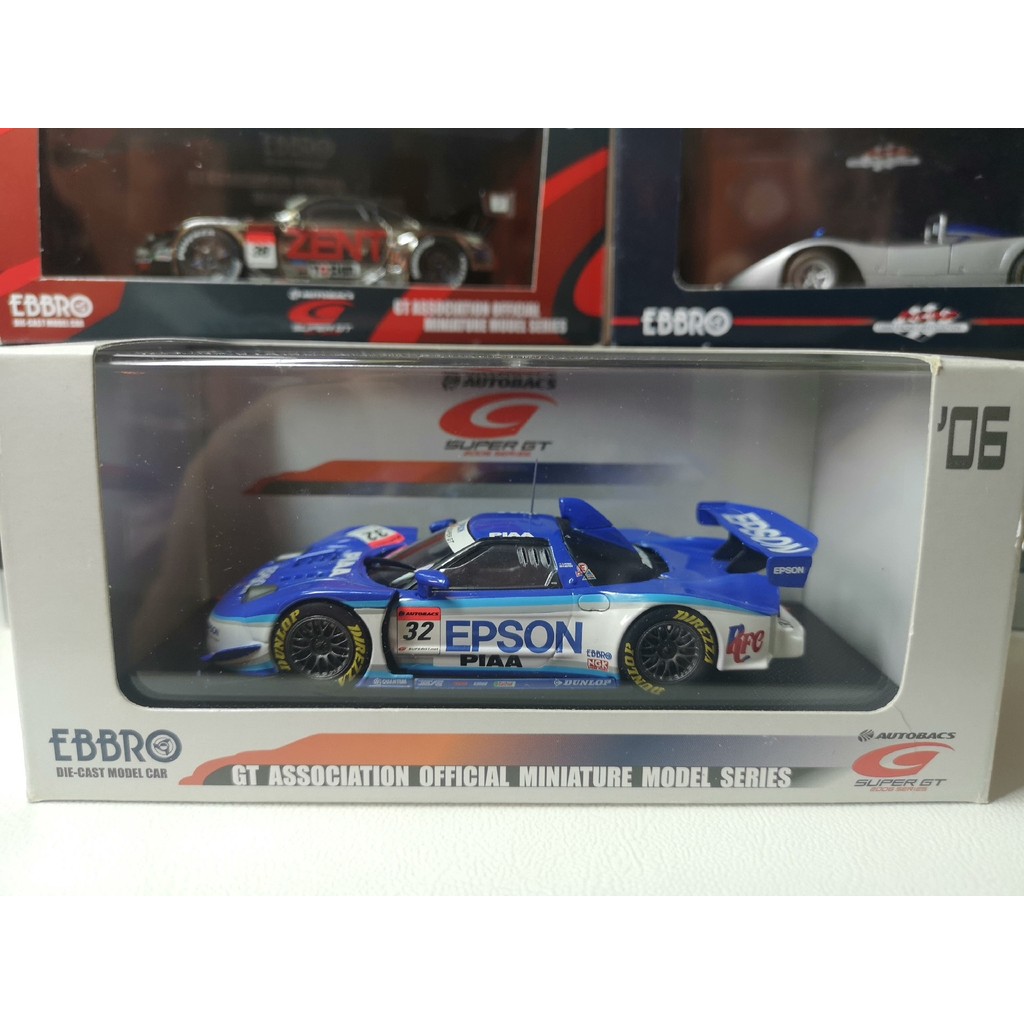 Ebbro SUPER GT 500 EPSON NSX 1: 43 Scale Measurement Flawless Original Package Original Box ...