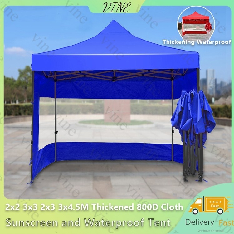 Tent 3x3 Complete Set Outdoor Tent Heavy Duty Adjustable Height Canopy ...