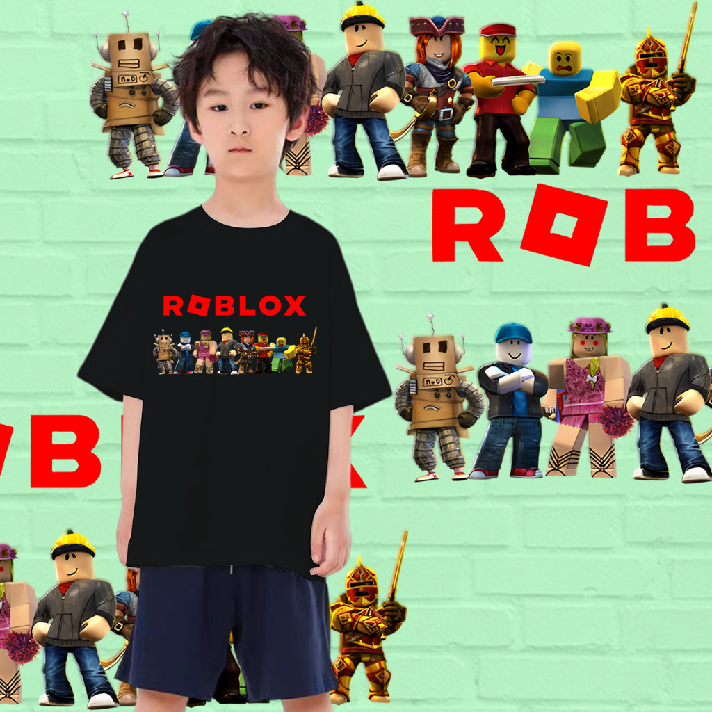 Kids Roblox Shirt Games For And Adults N0.002 8 Colors Comfortable ...