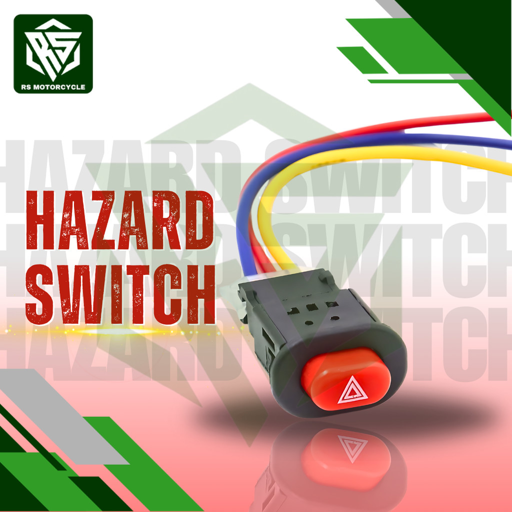 [RIDE SAFE] MOTORCYCLE HAZARD SWITCH DOUBLE FLASHER UNIVERSAL | Shopee ...