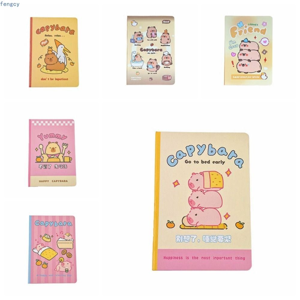 FENGCY Capybara Notebook, Creative Portable Cartoon Memo Note Pads ...