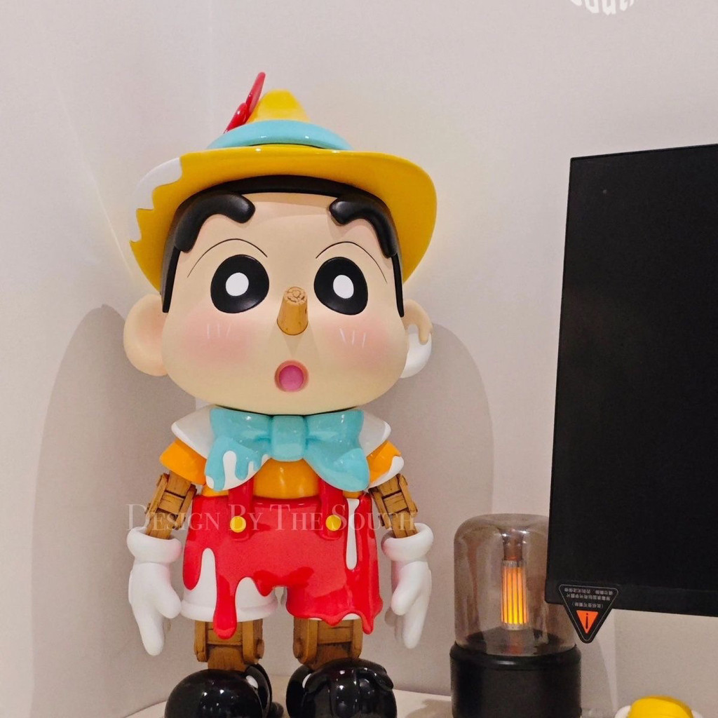 The The Baking 25cm Cream Shin-Chan Crayon Pinocchio Puppet Shin-Chan ...