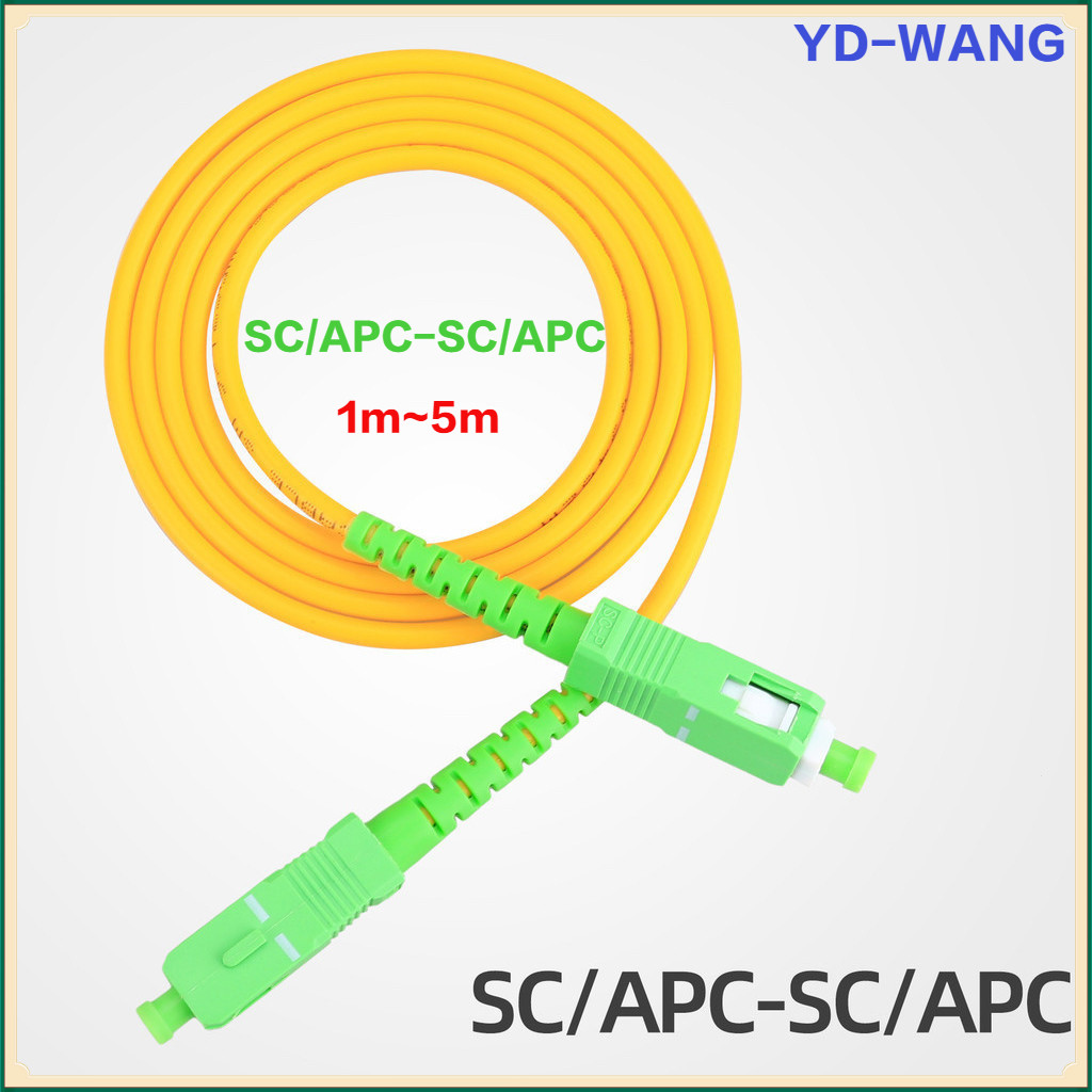 1M 3M 5M 10M High quality SC/APC-SC/APC Telecom Grade Patch Cord Fiber ...