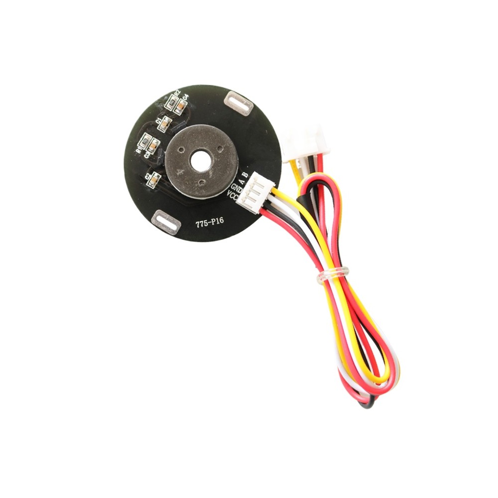 Rotating Hall Magnetic Encoder 775 Deceleration DC Motor Code Disc 795 ...