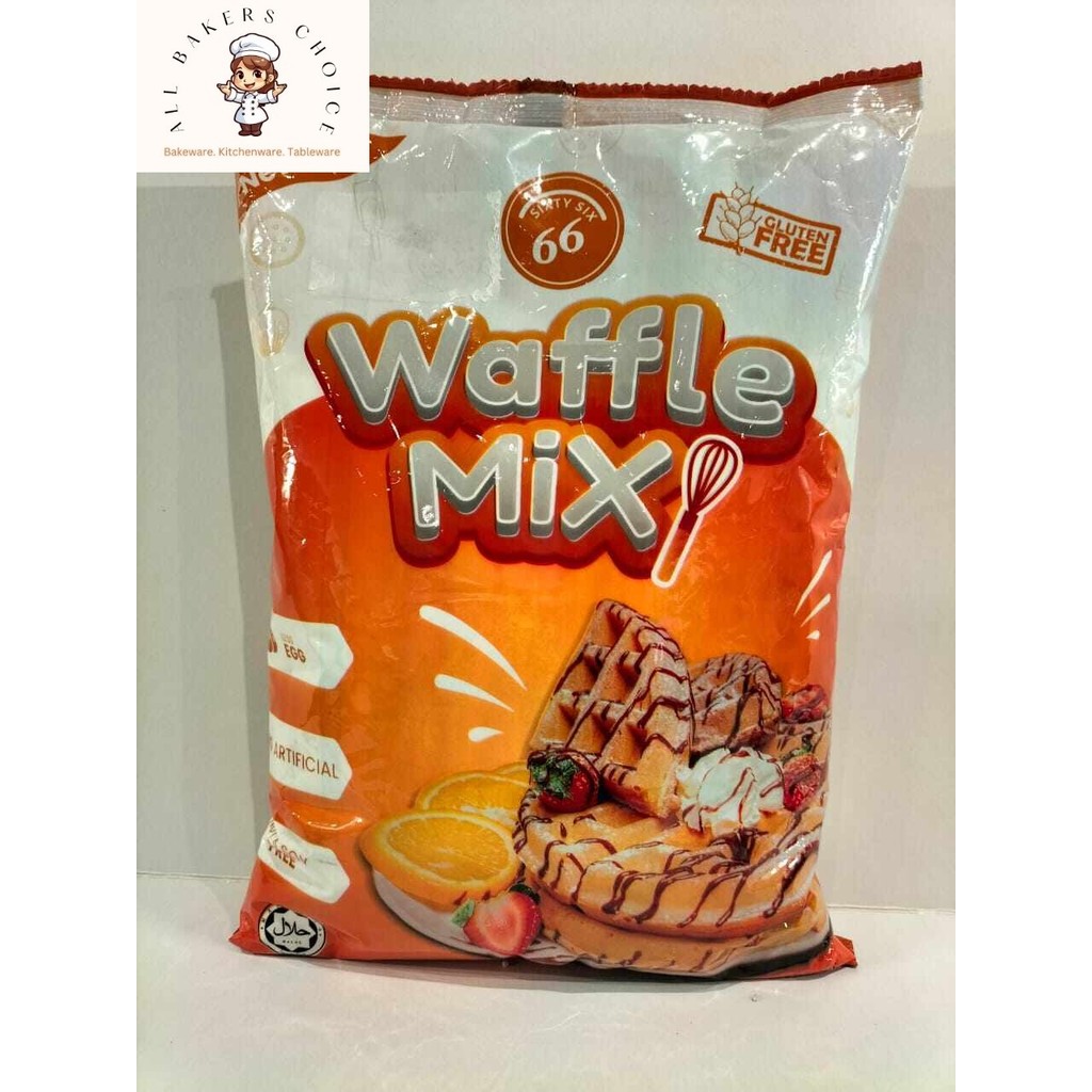 66 Crispy Waffle Mix /Tepung Waffle 1kg Halal | Shopee Philippines