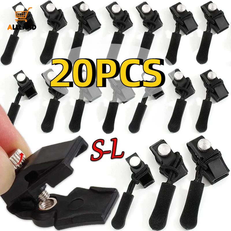 20Pcs Universal Zipper Repair Kit - Quick Instant Detachable Zipper ...