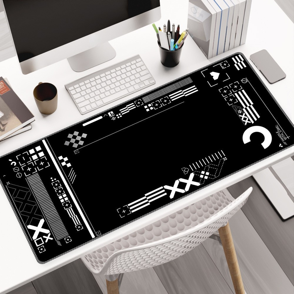 Print Stream Mouse Pad Extra Large and Small Size Thick Edged Keyboard ...
