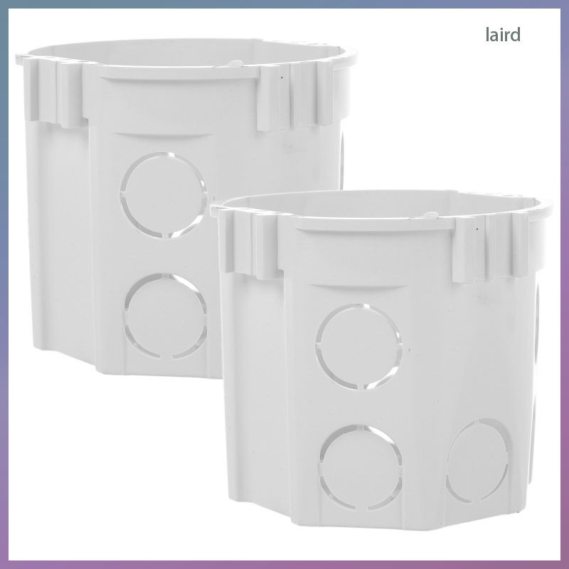 2 Pcs Concealed Junction Box Outlet Wall Organizer Boxes Electrical ...