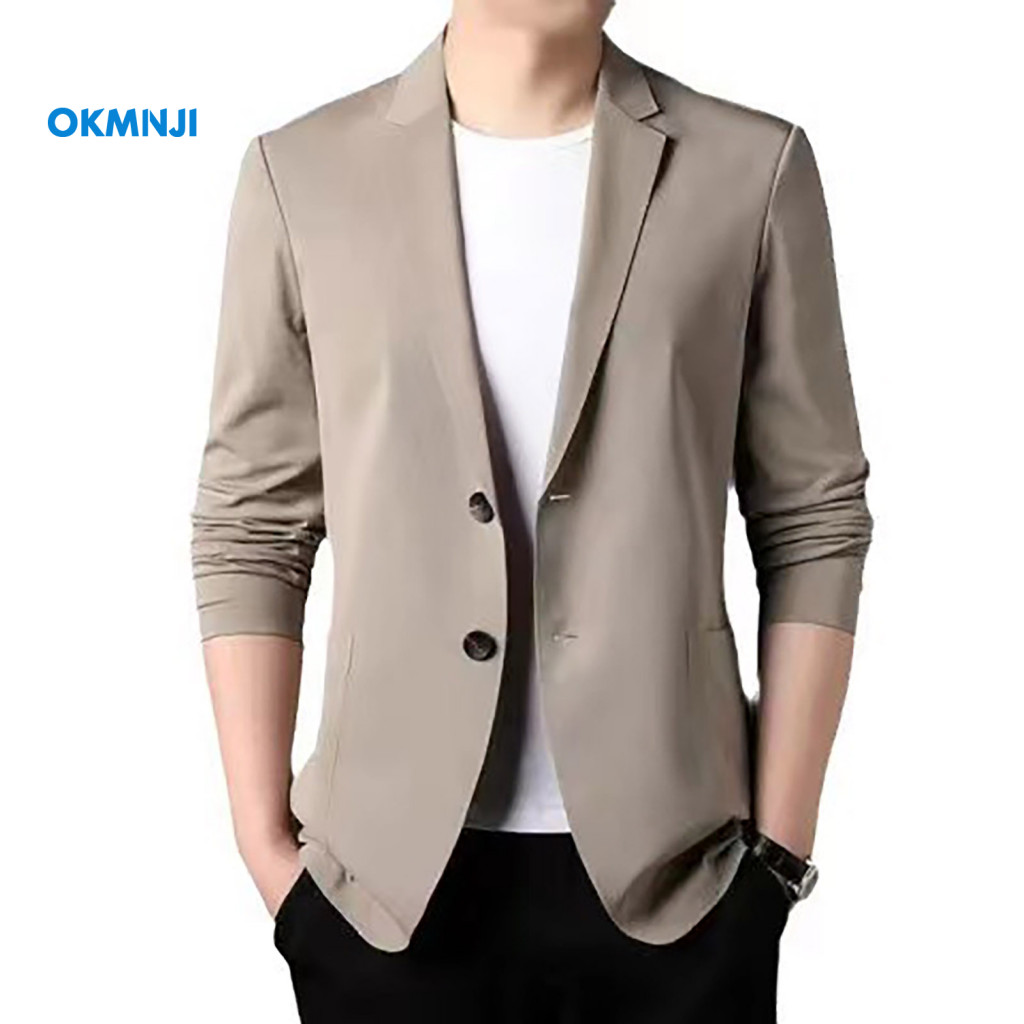 OKM- Smooth Routing Suit Jacket Business Formal Suit Coat Men's Formal ...